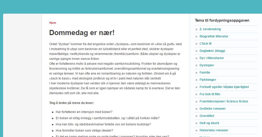 Norsk på 30 dager. For privatister og elever som tar norsk for vgs.: Tips til fordypningsoppgave ...