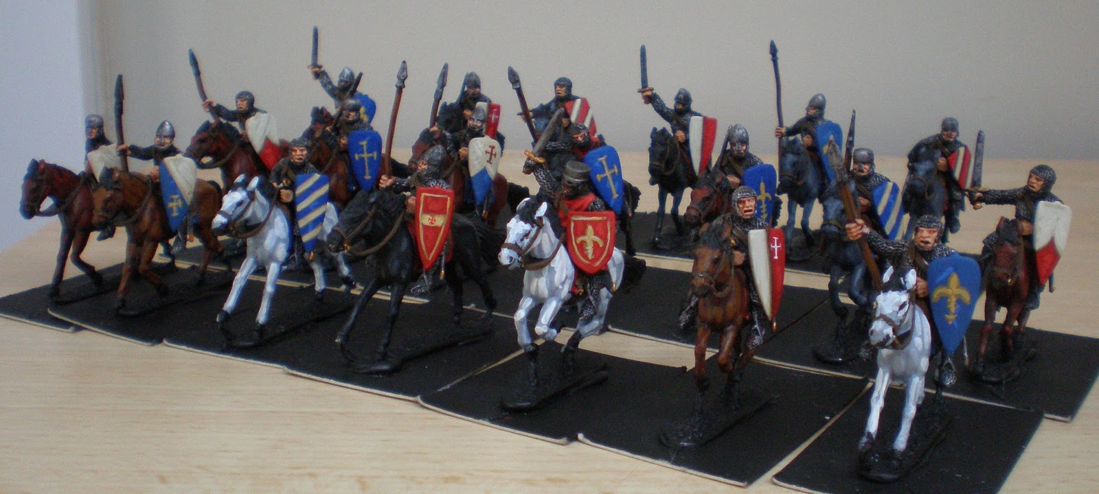15mm paint shack: 28mm Feudal knights 2nd Crusade