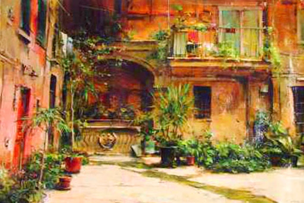 Historia y evolución de la pintura artística : Paisajes rústicos óleo