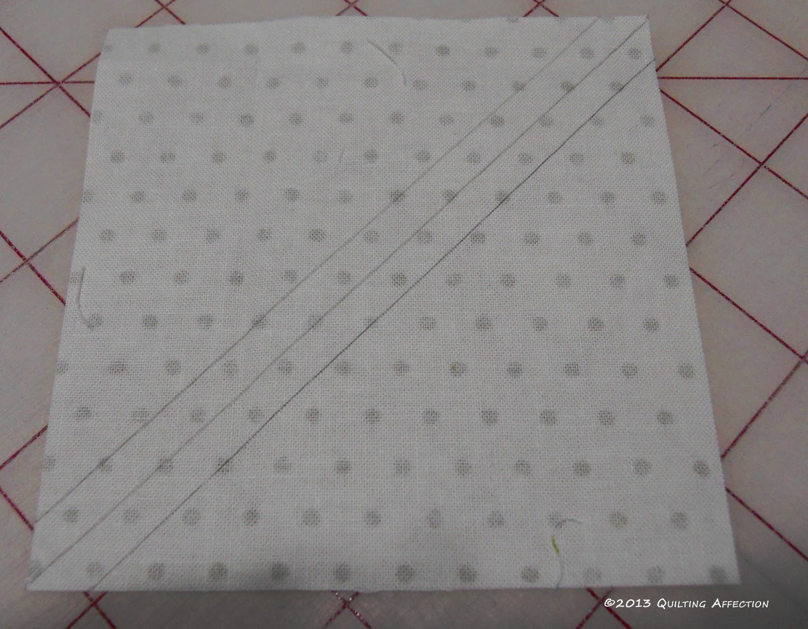 Quilting Affection Designs: Half Square Tutorial