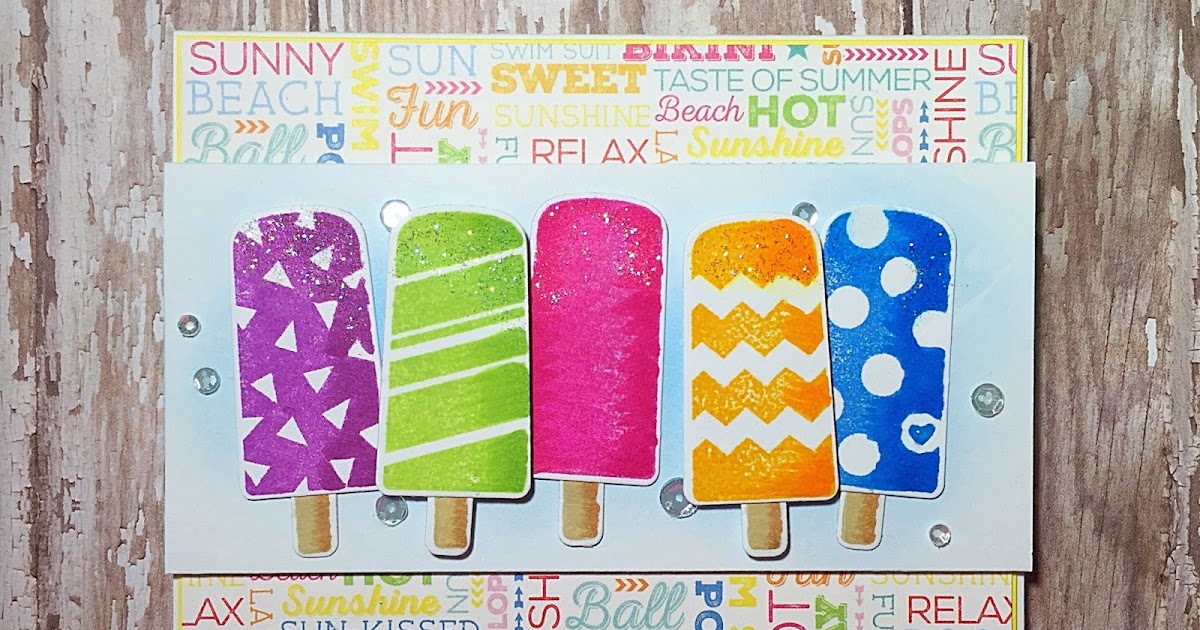 Owl Be Crafty: Summer Popsicle Card