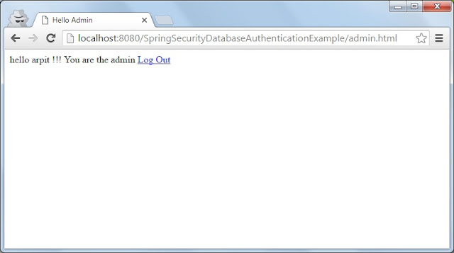 spring security database authentication example - Java2Blog