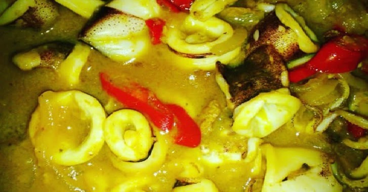 HIDUP BERDIKARI: RESEPI SOTONG MASAK KUNING