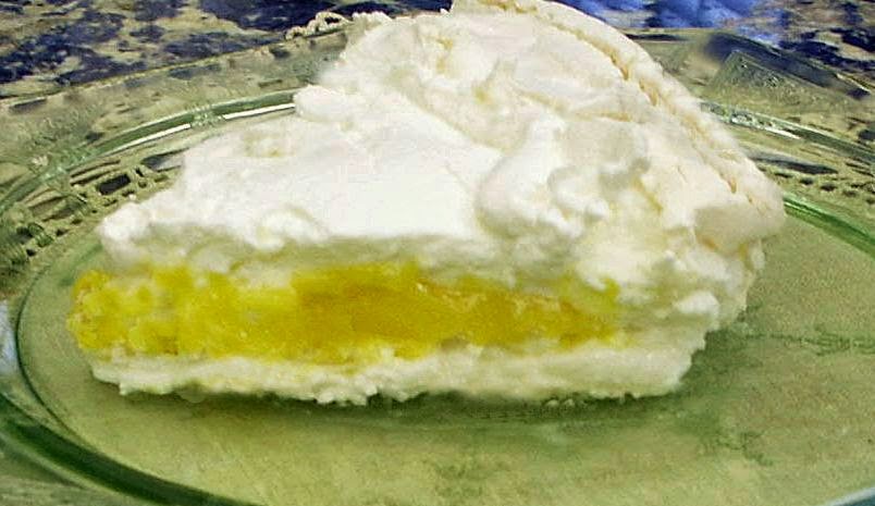 Moveable Feasts: Mother's Lemon Angel Pie