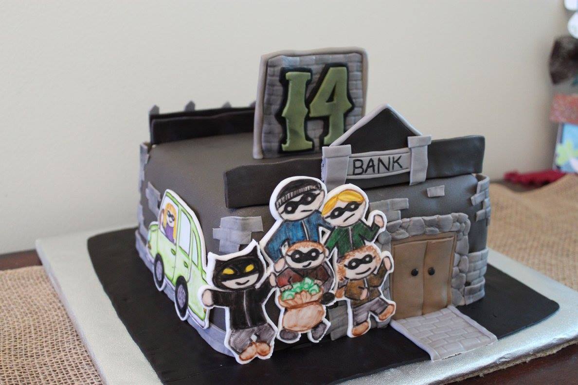 Layers of Love: Family Bank Robbery cake