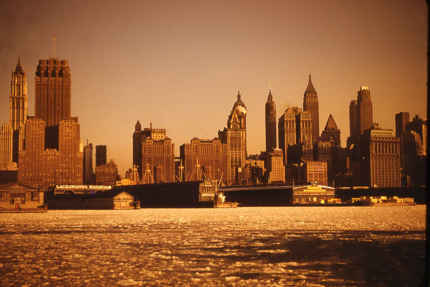 New York - History - Geschichte: Lower Manhattan in the 1950s