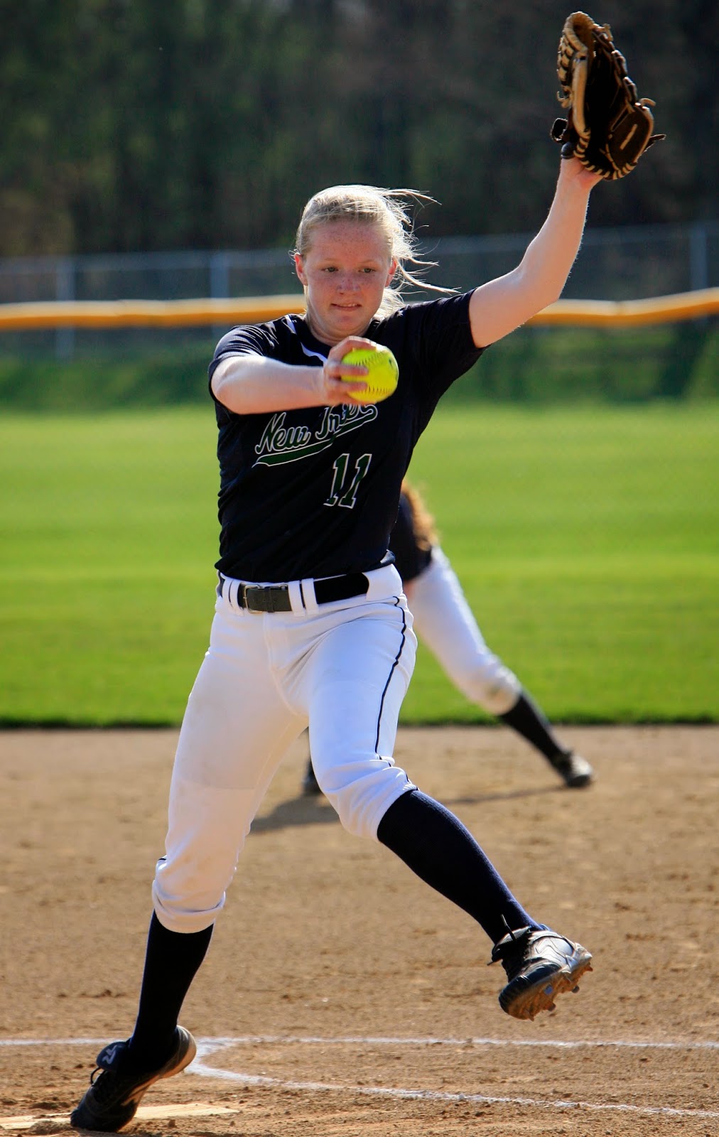 Mark Kodiak Ukena: IHSA Varsity Girls Softball: New Trier at Waukegan