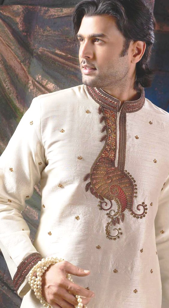 Latest Embroidery Designs For Men Collection 2012