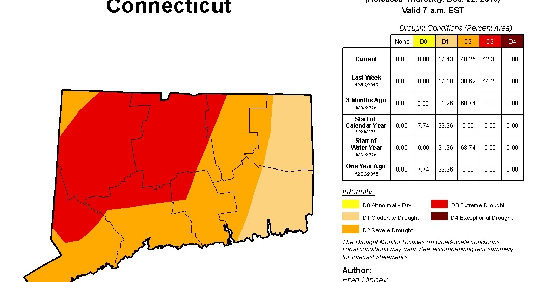 Wildlife Monitor: Northwest Connecticut Ends 2016 in Extreme Drought ...