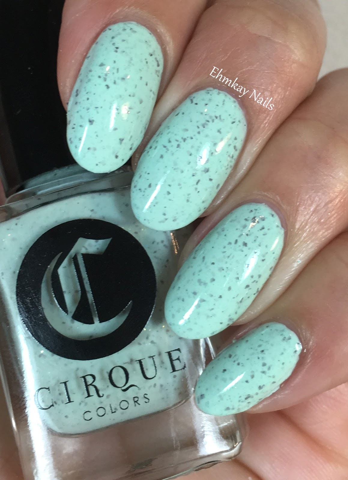 ehmkay nails: Nicole Diary Vintage Green Water Decals with Cirque ...