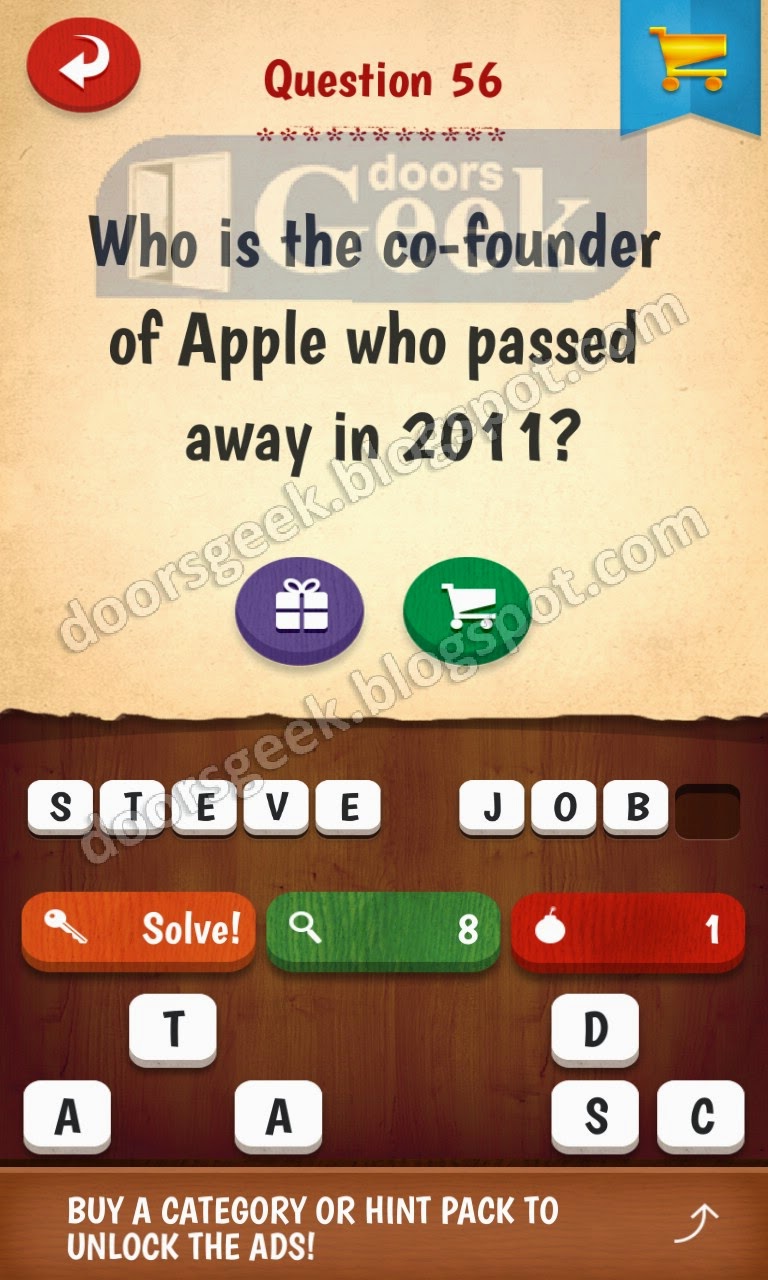 The American Quiz - Level 56 ~ Doors Geek