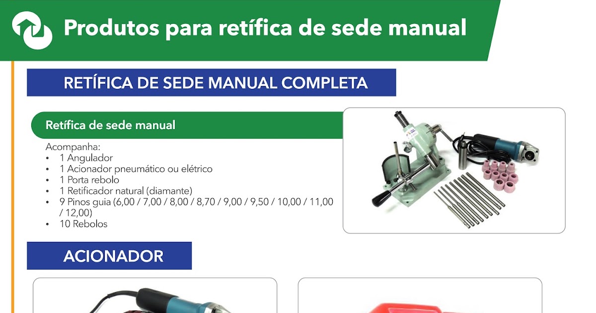 Casa da Retífica: Retífica de sede manual - Casa da Retífica
