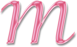 Abecedario Rosa con Lazos. Pink Alphabets with Bows. - Oh my Alfabetos!