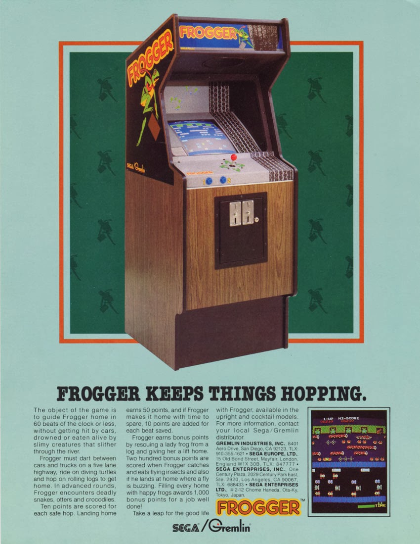 Guscade: Sega / Gremlin / Konami - Frogger 1981