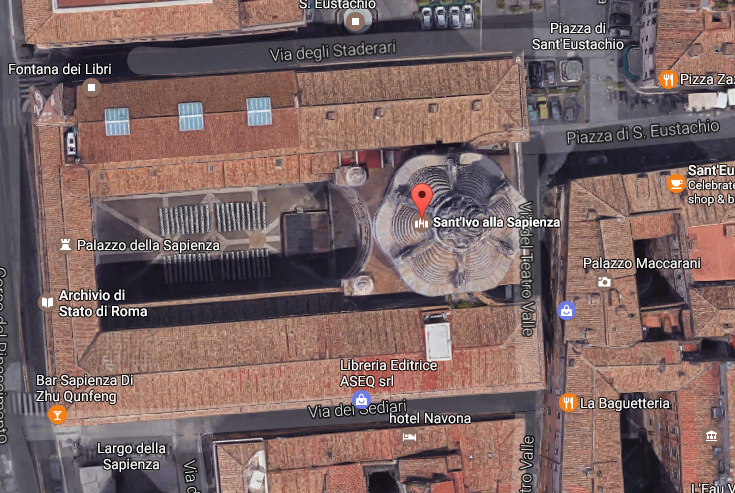 ARCH161: Sant'Ivo alla Sapienza, Rome, 1600s