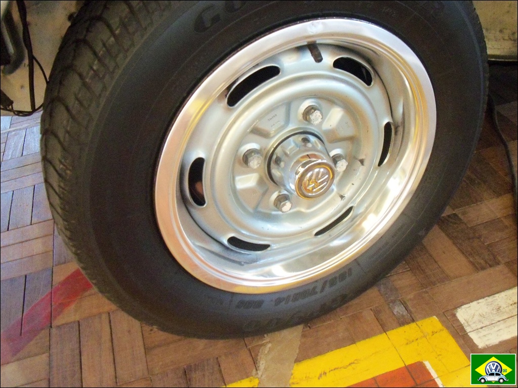 VW Fusca Brasil: Rodas