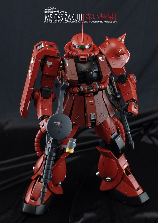 Custom Build: PG 1/60 Char's Zaku II [Detailed]