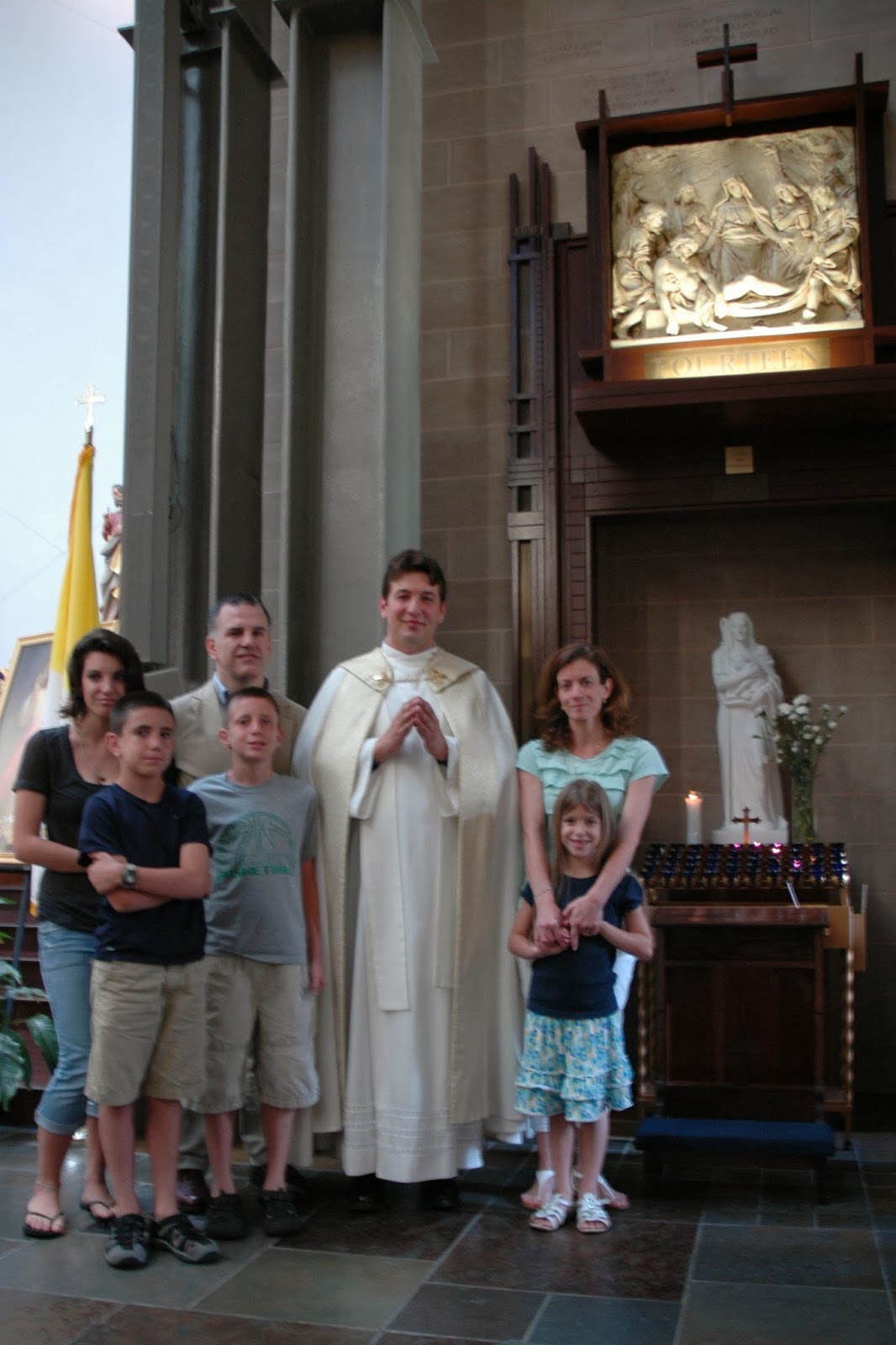 Alex of Ave Maria: Varo's Good Shepherd installed in Oratory in Alex's ...
