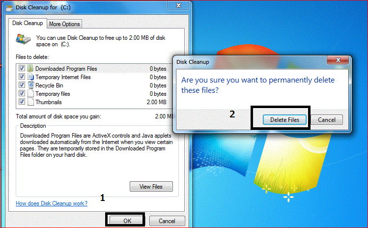 ေမာင္ျမန္ေအာင္: Disk Cleanup ျပဳလုပ္ျပီး Harddisk ေတြထဲက မလိုအပ္တဲ့ ...