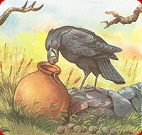 Thirsty Crow Story - Moral Stories For Children