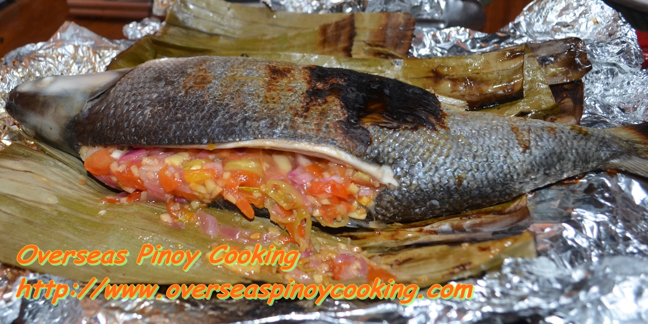 Inihaw Na Bangus In Foil