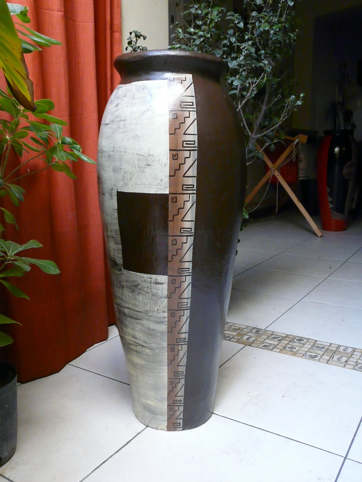 Artesanias "Bosques de acebo": JARRONES RUSTICOS GRANDES