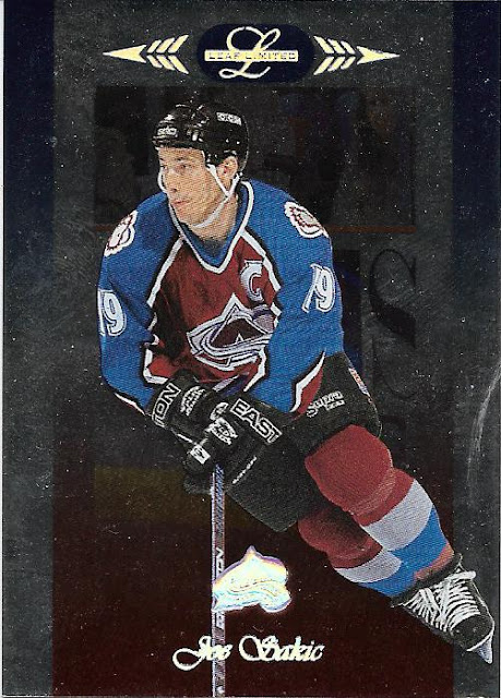My PCs--one card at a time: Joe Sakic card #246 1996-97 Leaf Limited #56