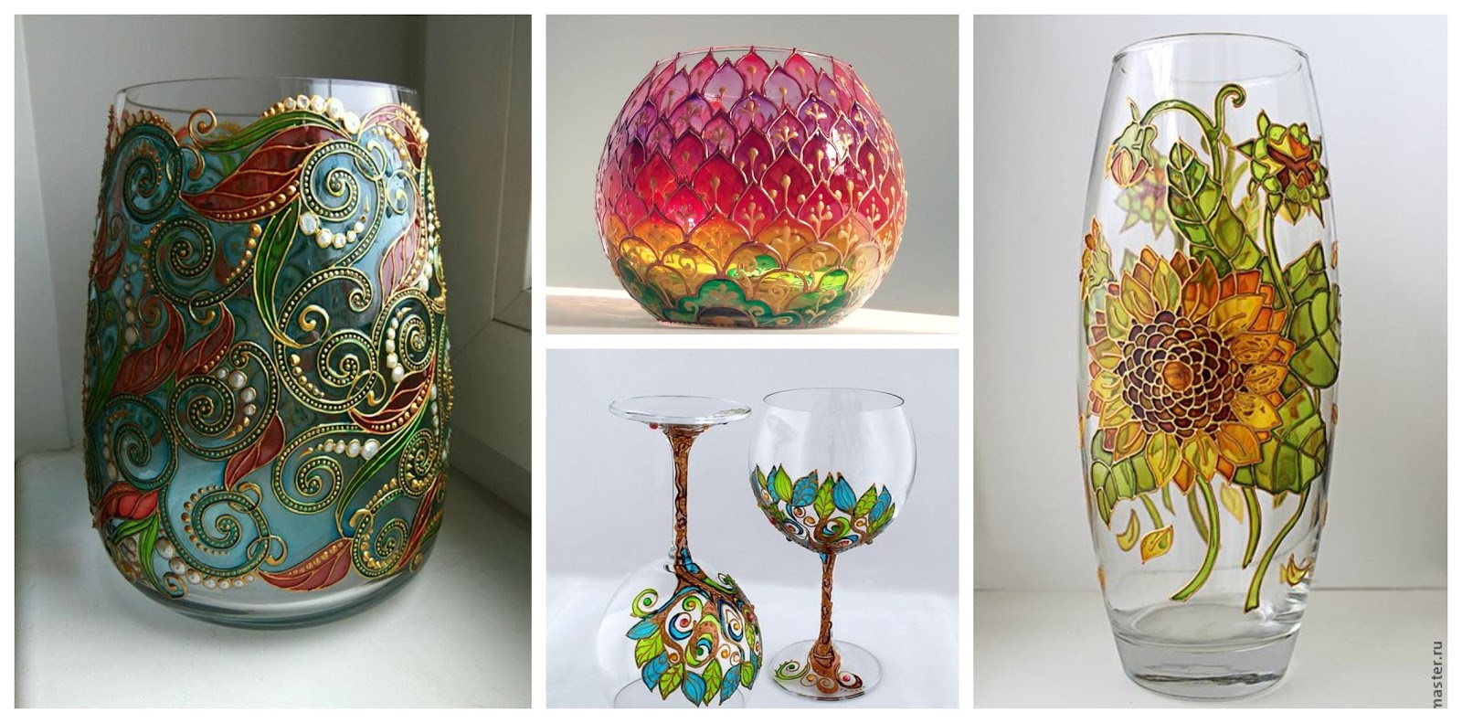 Curso gratis aprende la técnica de falso vitral paso a paso ~ lodijoella