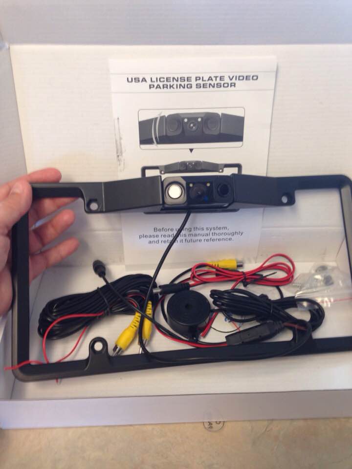 FreeSenseNews: MY REVIEW OF THE CAMERA LICENSE PLATE FRAME WITH PARKING ...