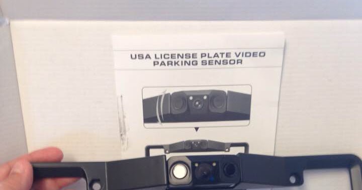 FreeSenseNews: MY REVIEW OF THE CAMERA LICENSE PLATE FRAME WITH PARKING ...