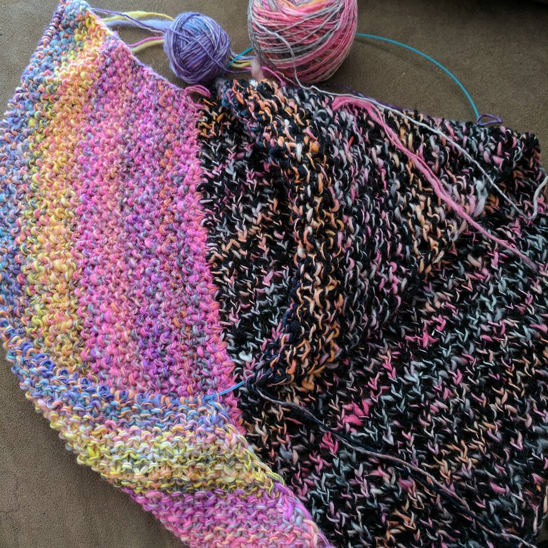 Yarn Lab: Planning and Evolving a Homespun Marled Magic WestKnit