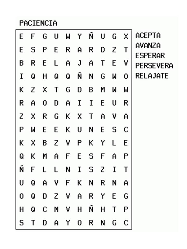 REFLEXIONES ADOLECENTES: PACIENCIA vs DESASOSIEGO