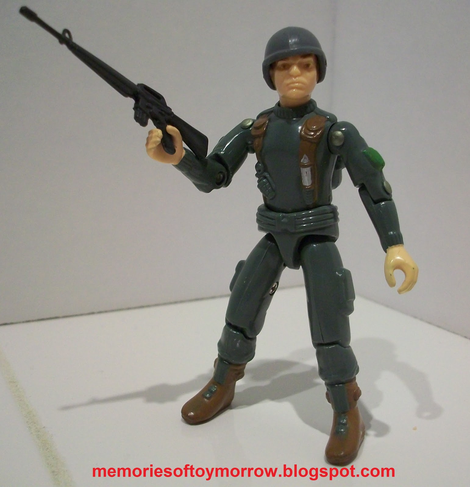 Memories of Toymorrow: GI Joe Grunt started to swivel and lost his job....