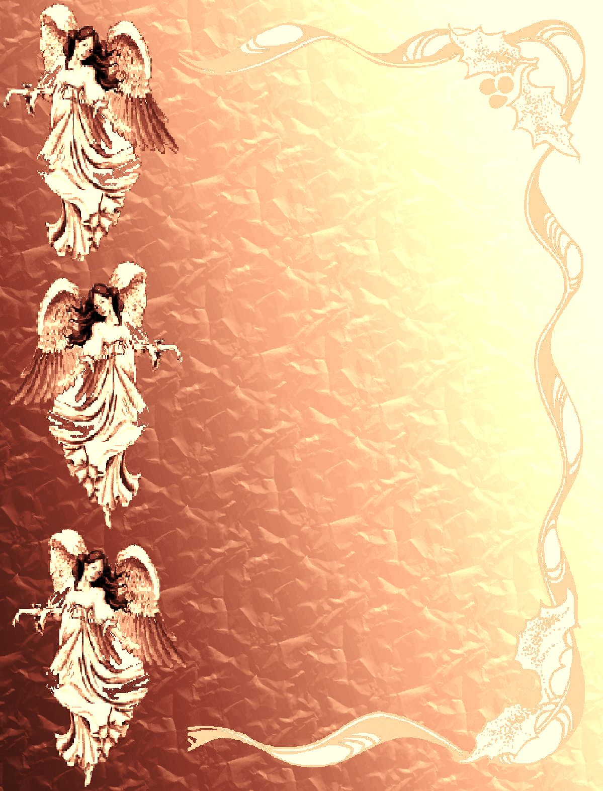 Christian Images In My Treasure Box: Angel Borders , Frames And Backgrounds