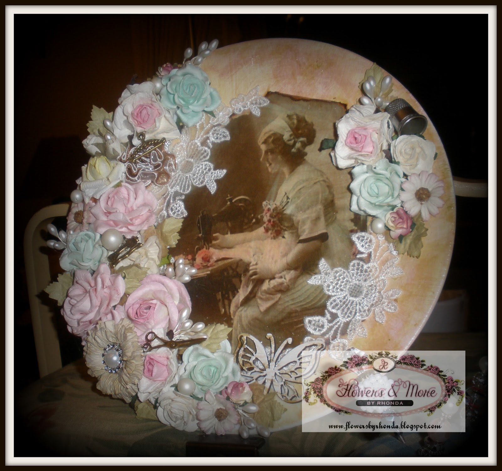 Flowers & More By Rhonda: ~~**Altered Plate Project**~~