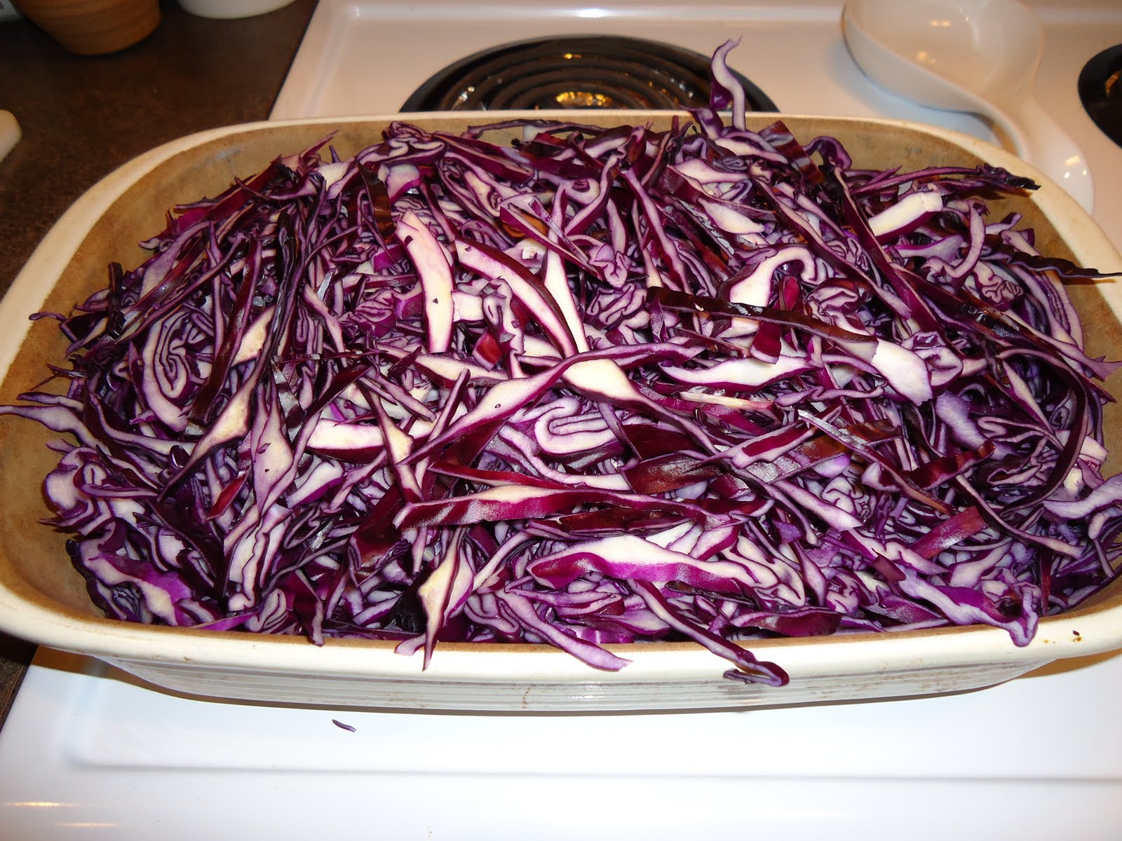 The Good Stuff: Braised Red Cabbage- so delicious!