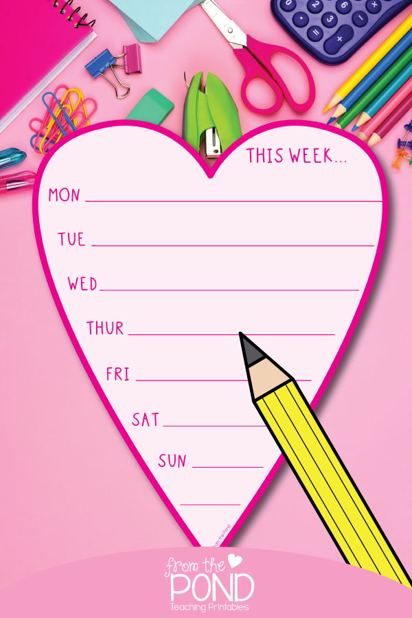 Heart Week Plan | From the Pond