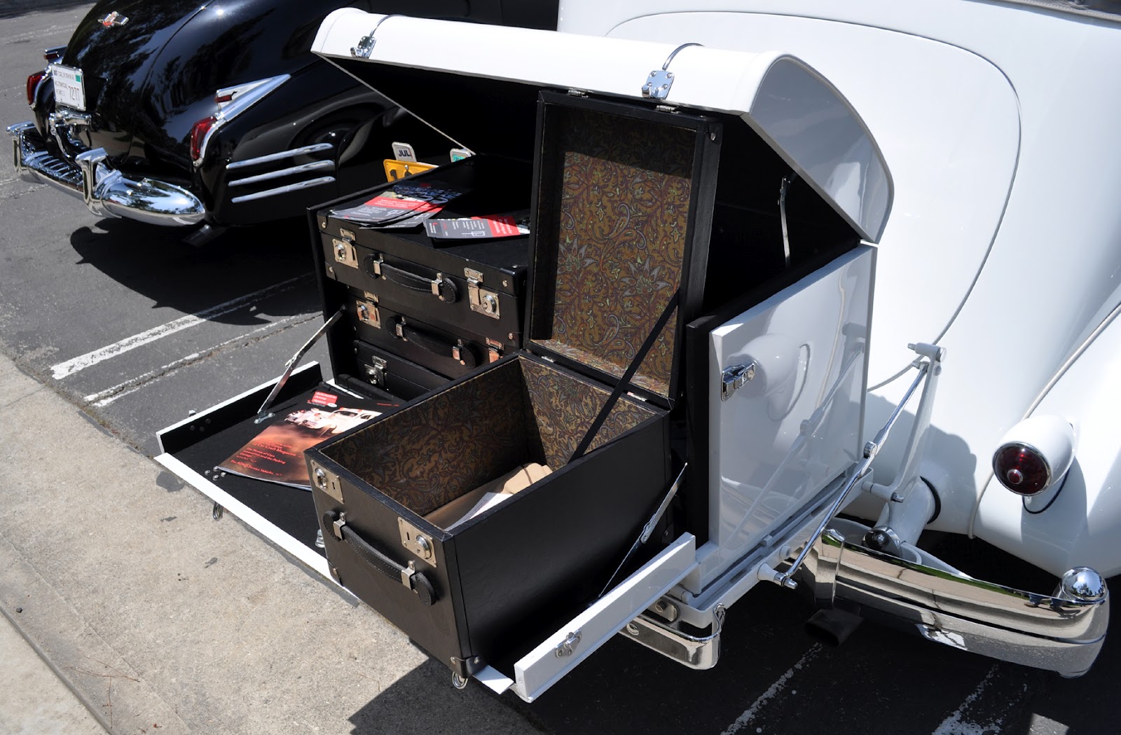 Just A Car Guy: 1936 Packard V12 convertible sedan 1408