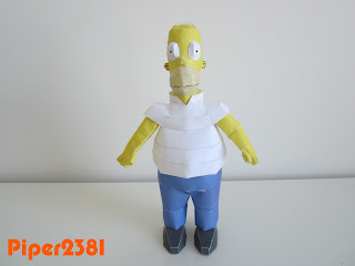 Piper2381: Homer Simpson Papercraft