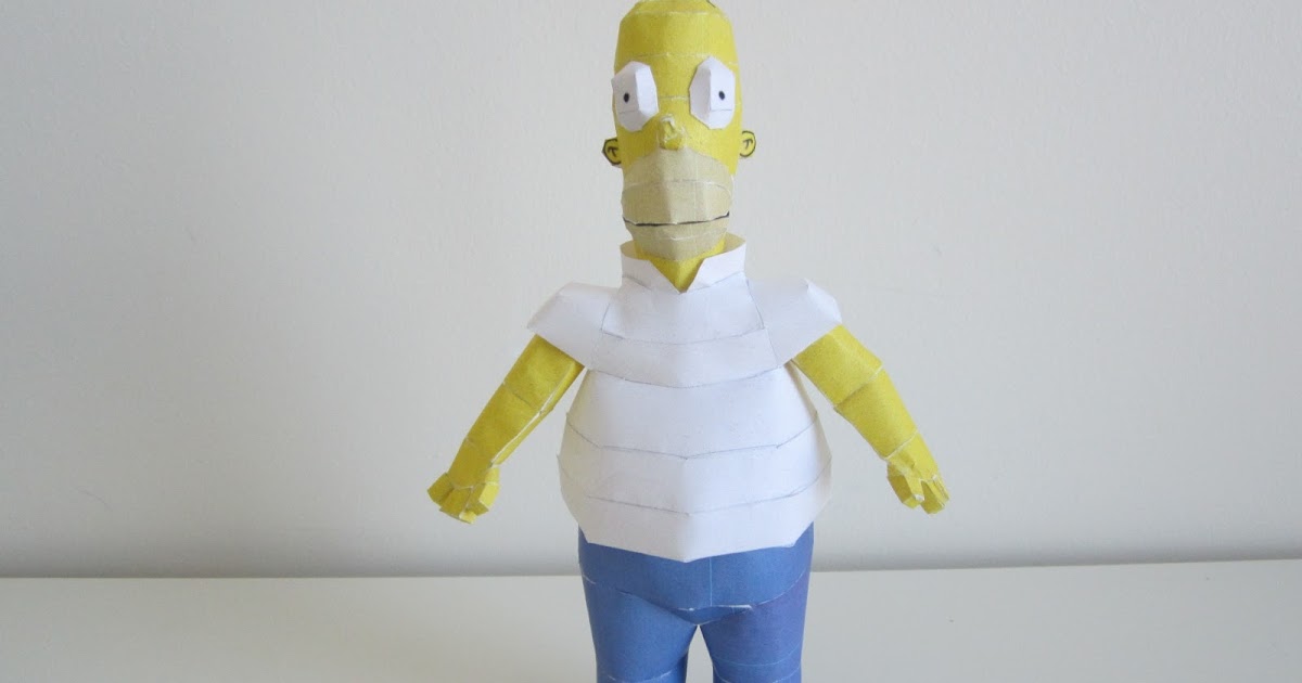 Piper2381: Homer Simpson Papercraft