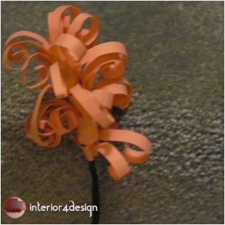 DIY Swirly Paper Flowers - Interior4desigN