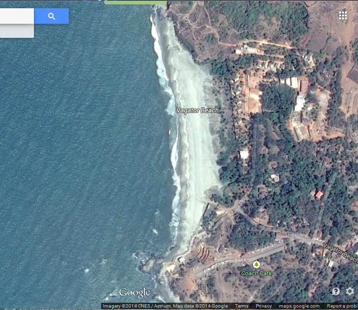 On the Hippie Trail to India 1977: DAY 207 - VAGATOR BEACH