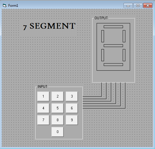Elektronika: Program 7 segment visual basic