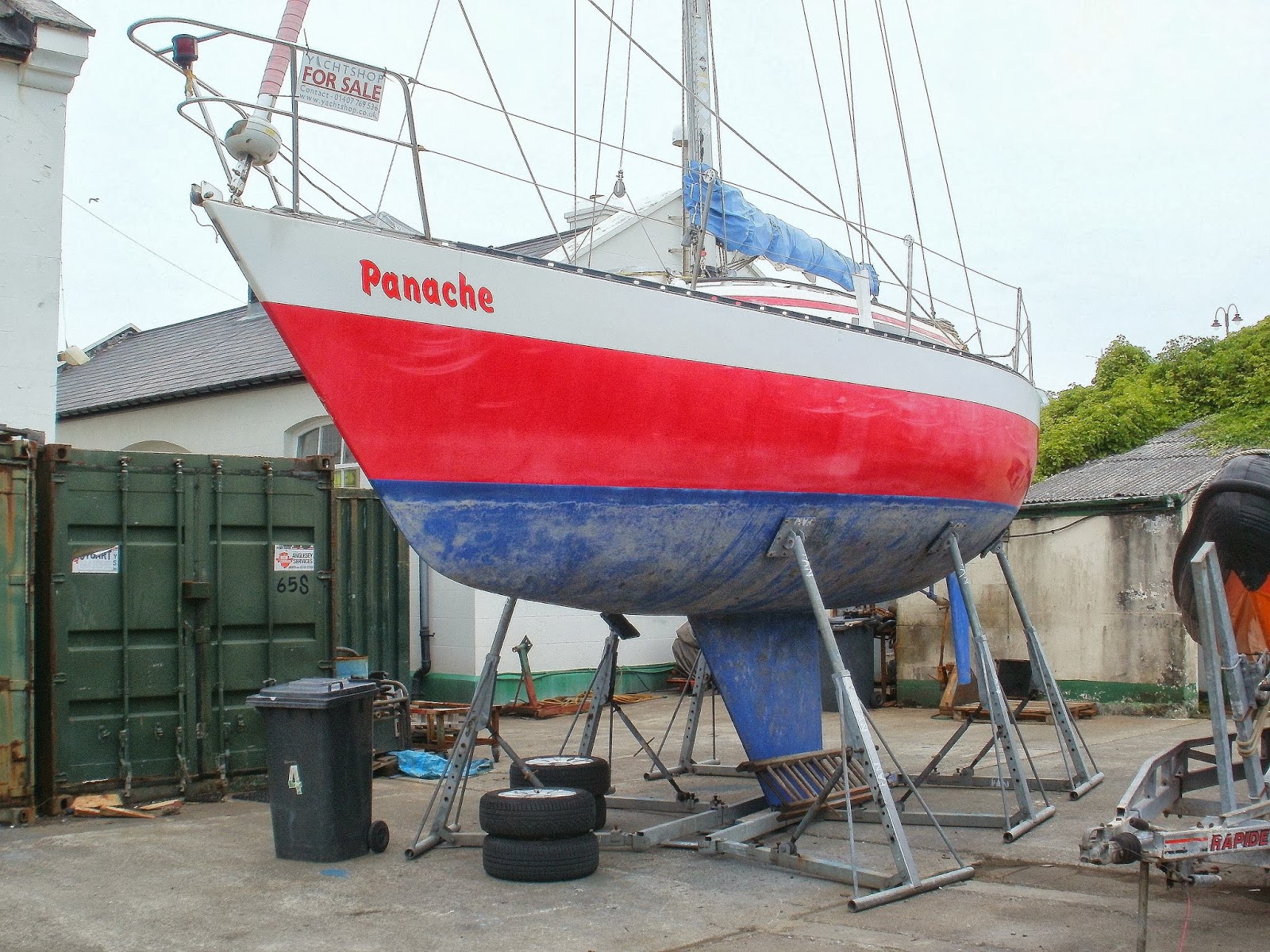 Shockwave40: PANACHE - Contention 33 production yacht - Holyhead Marina ...