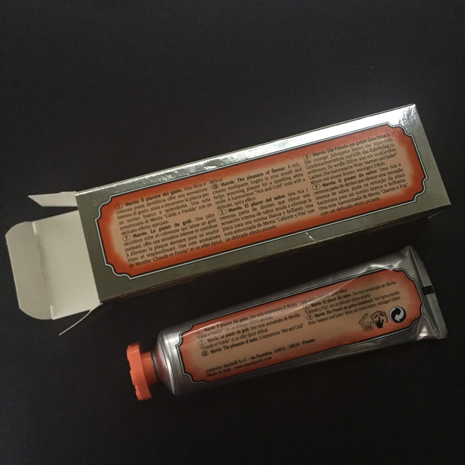 Marvis Toothpaste Review | A Very Sweet Blog