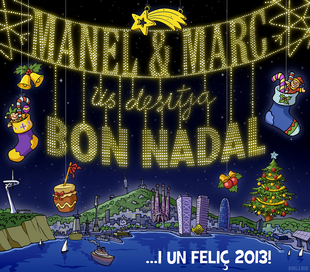 Manel & Marc Il·lustradors, S.C.P.: Bon Nadal / Feliz Navidad / Merry ...