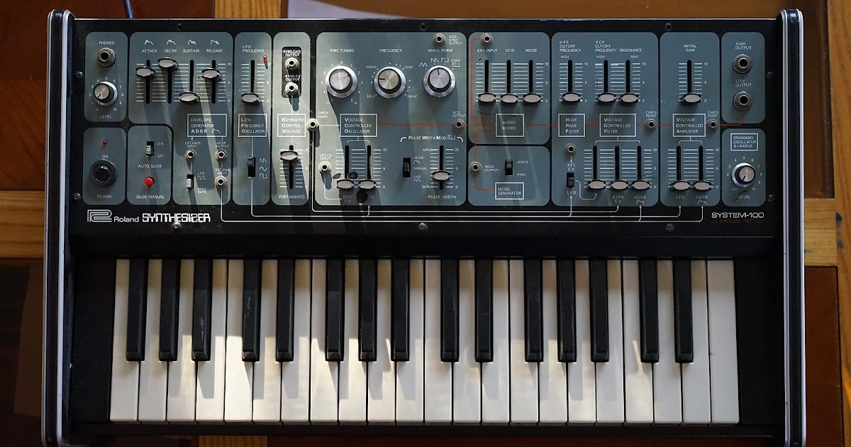 MATRIXSYNTH: Roland System 100 Model 101 Keyboard SN 460458 w/ Original Box