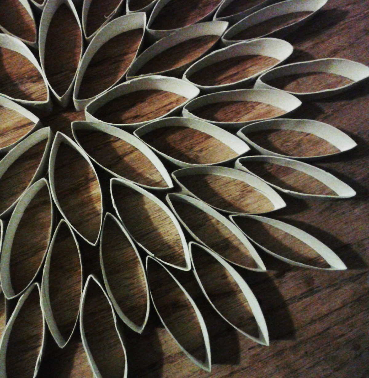 Creatief plakboek: WC-rol "kunst"