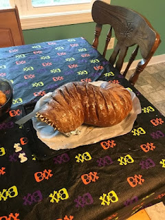 Folk Art and Crafts-Tips and Updates: Sandworm - A Halloween Fun Food