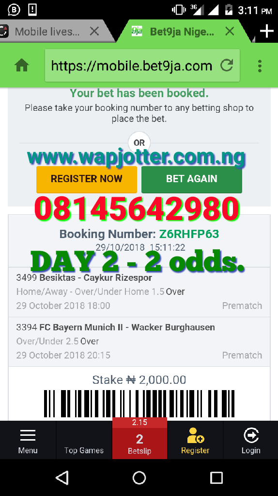 2nd Edition: 10 Days Ultimate Rollover of 2odds.